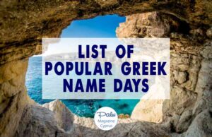 List Of Popular Greek Name Days - Pals Magazine Cyprus